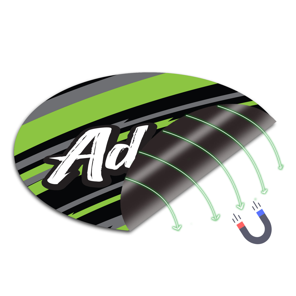 Circle Magnet 360 Photo Booth Logo — Adept Signs